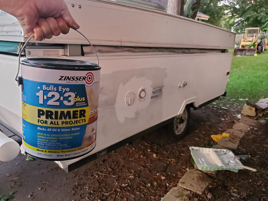 How to Paint a Camper Exterior - Refresh Camping