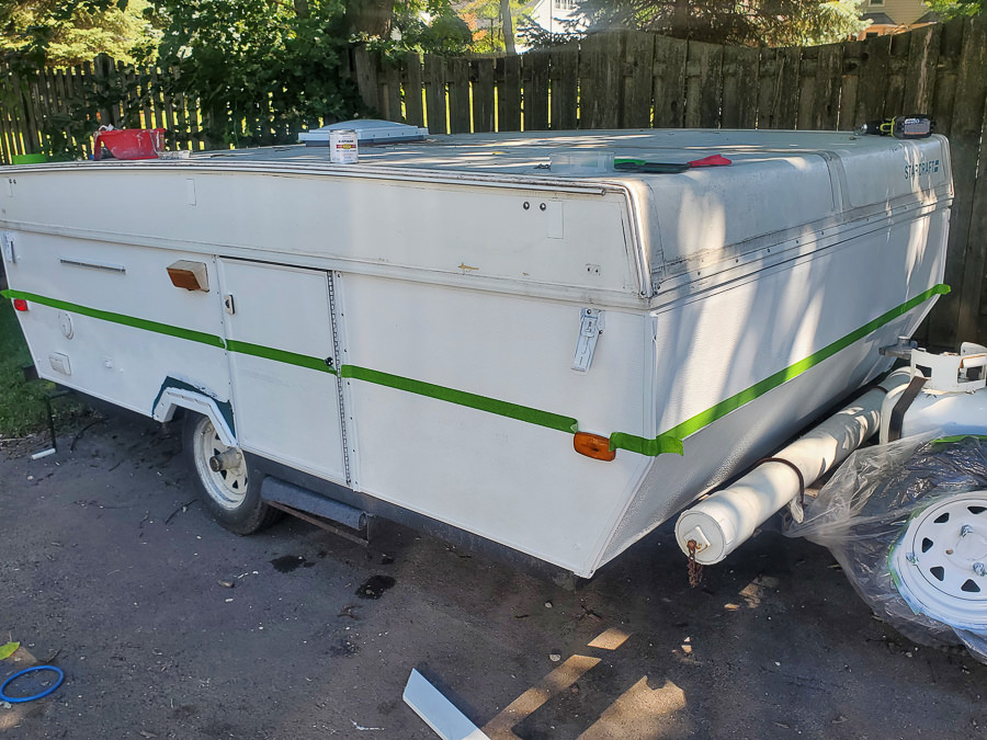 How to Paint a Camper Exterior - Refresh Camping
