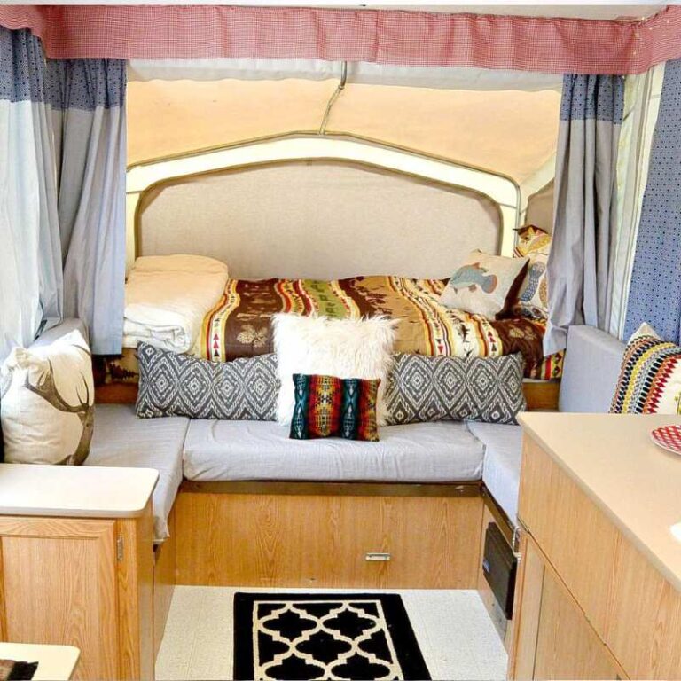 26 Pop Up Camper Remodel Ideas (DIY and Budget Friendly) - Refresh Camping