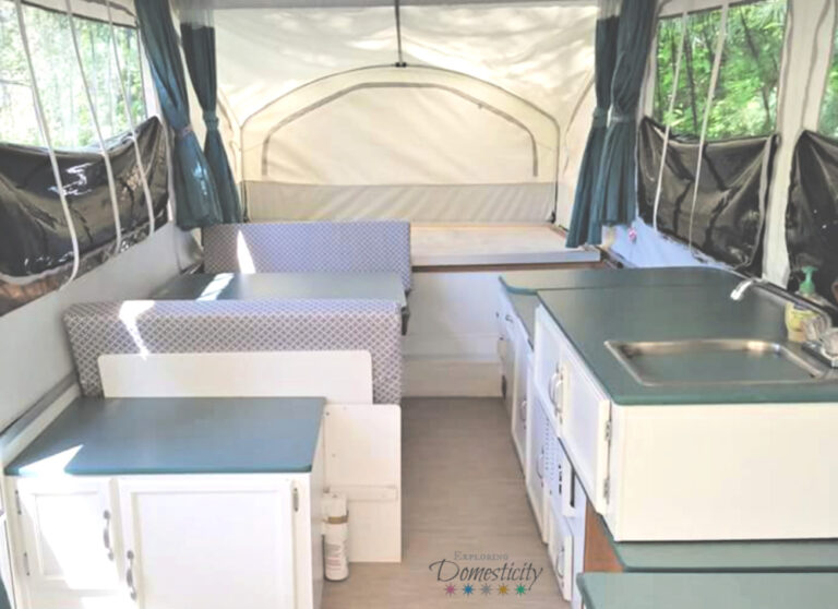 26 Pop Up Camper Remodel Ideas (DIY and Budget Friendly) - Refresh Camping