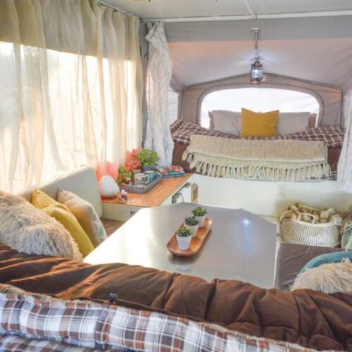 26 Pop Up Camper Remodel Ideas (DIY and Budget Friendly) - Refresh Camping