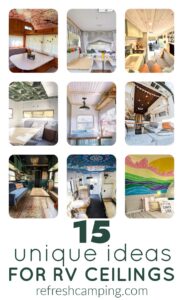 15 DIY RV Ceiling Ideas to Update Your Camper