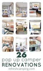 26 Pop Up Camper Remodel Ideas (DIY and Budget Friendly) - Refresh Camping