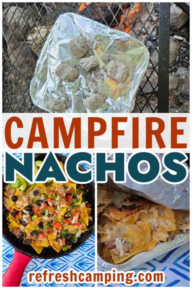 The Best Campfire Nachos - Easy Camping Recipe - Refresh Camping