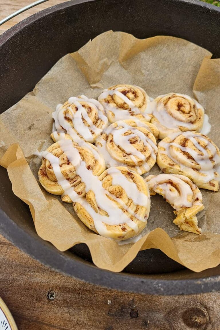 Campfire Cinnamon Rolls - Four Different Methods that Work - Refresh Camping