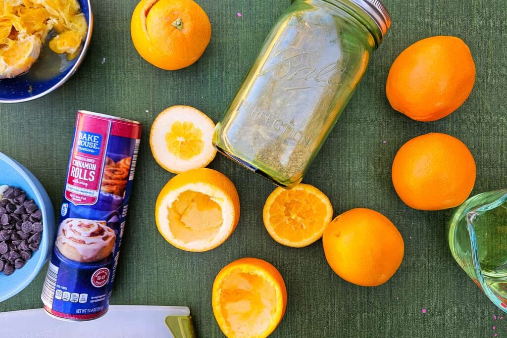 Chocolate Campfire Orange Cakes - Refresh Camping