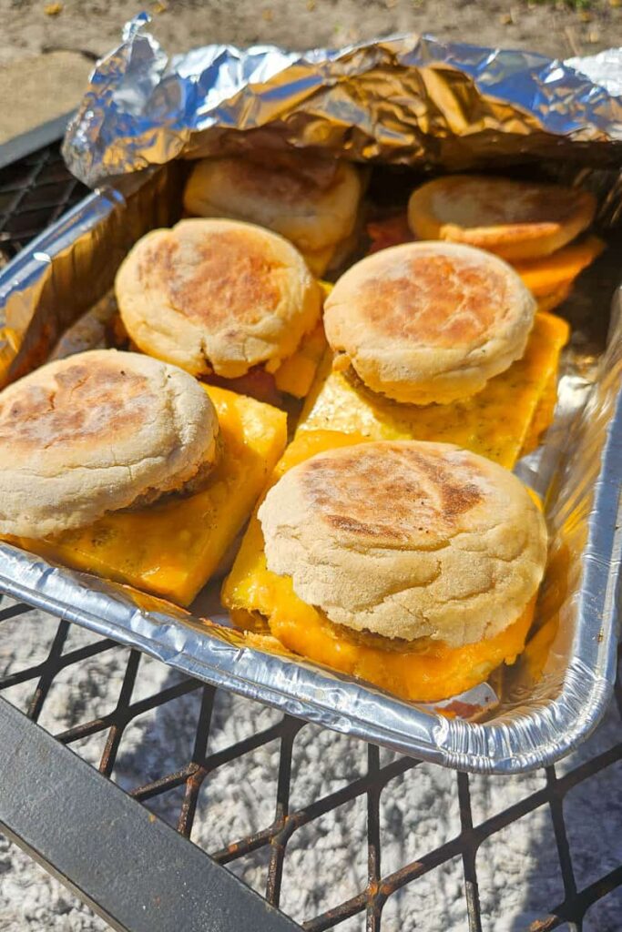 Make Ahead Breakfast Sandwiches Perfect for Camping - Refresh Camping