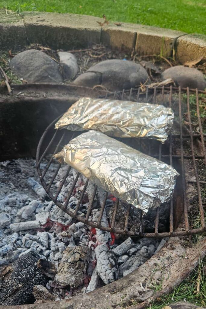 Campfire Monkey Bread (Easy Foil Packet Dessert) - Refresh Camping