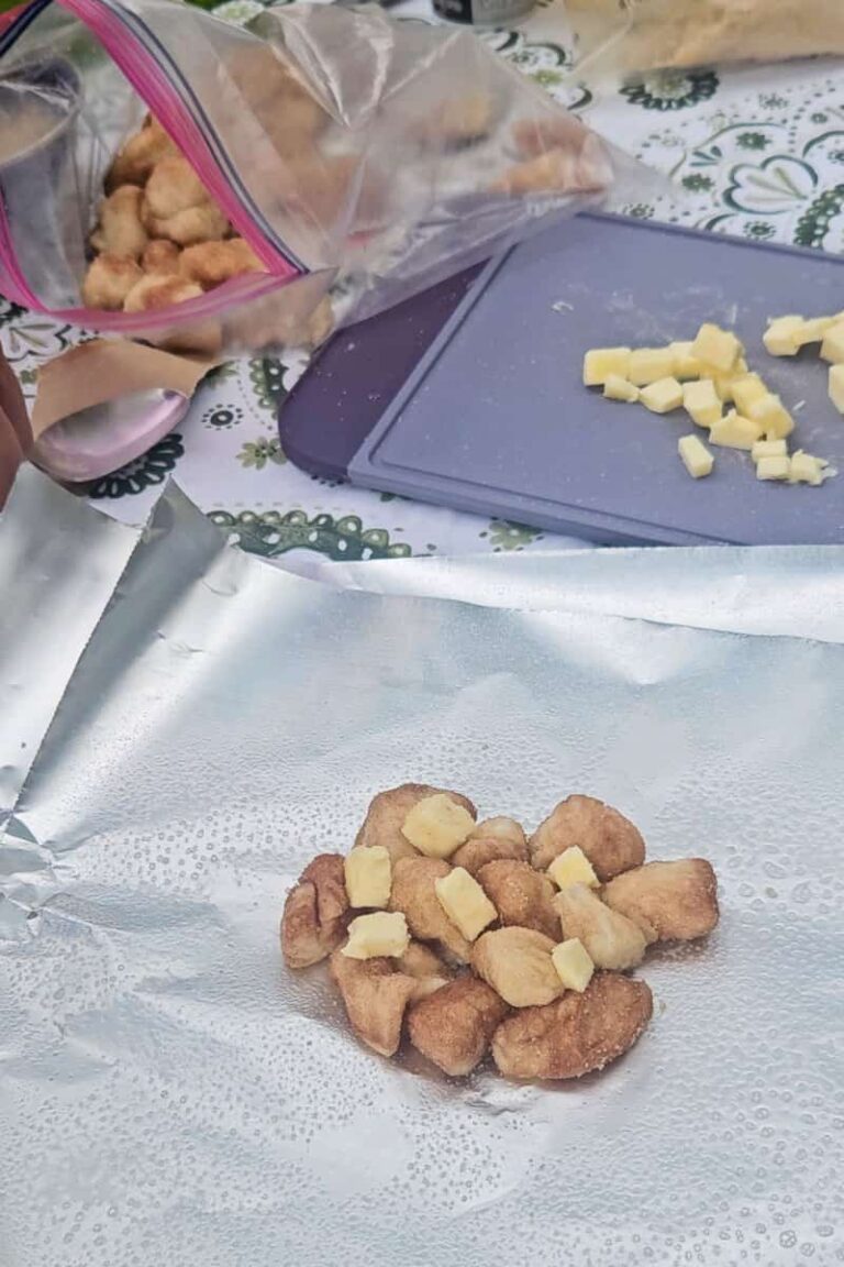Campfire Monkey Bread (Easy Foil Packet Dessert) - Refresh Camping