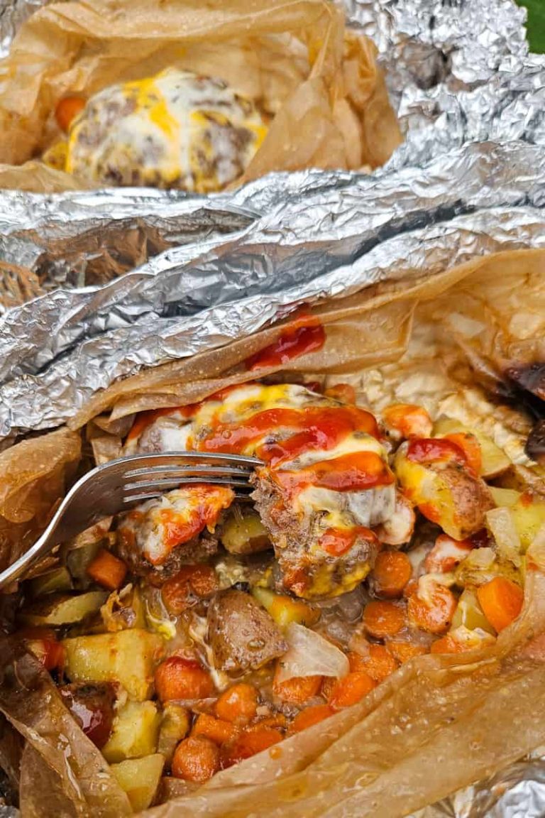 Hamburger Foil Packets for the Grill or Campfire - Refresh Camping